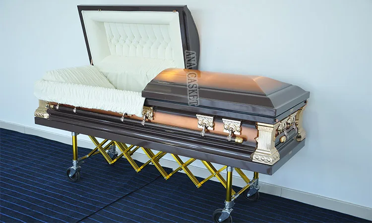 ANA High Quality Funeral Equipment - Durable Aluminum Casket