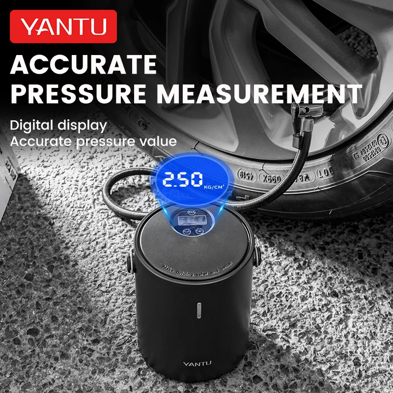 YANTU A05 Wired Tire Inflator - Efficient 12V Compressor YANTU A05 Wired Tire Inflator - Efficient 12V Compressor