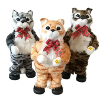 Plush Singing & Dancing Cat Electronic Cat Plush Toys - Buy Singing ...
