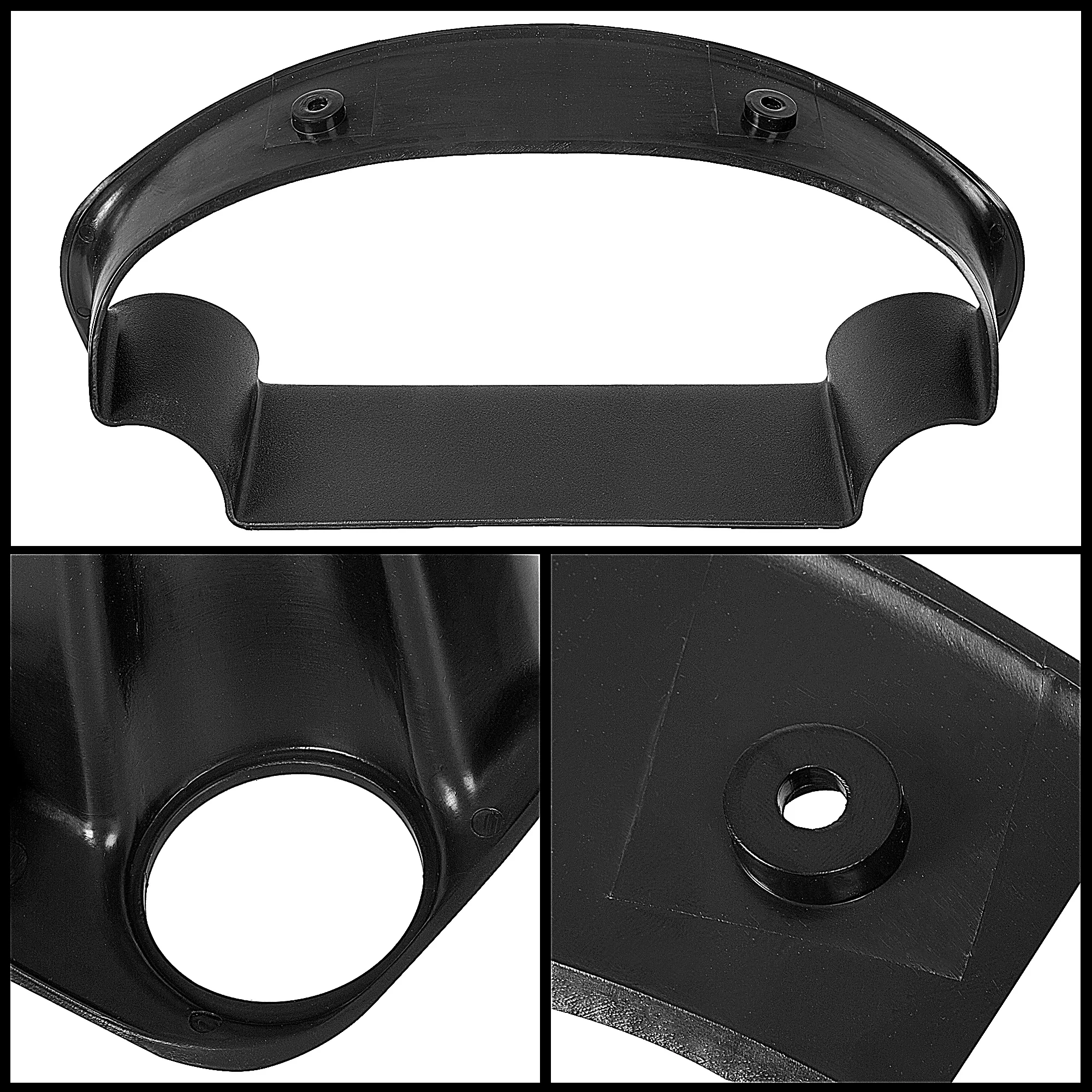 Dual Gauge Cluster Pod Meter Bezel 52mm-60mm for Honda Civic Si EK EM1