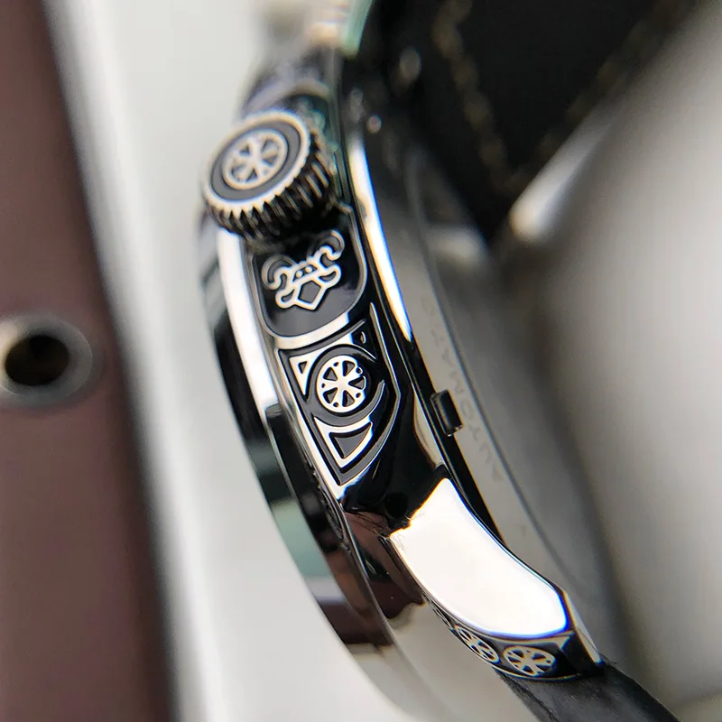 RTS No Moq Stainless Steel Skeleton Automatic Watch for Men - Retro ...