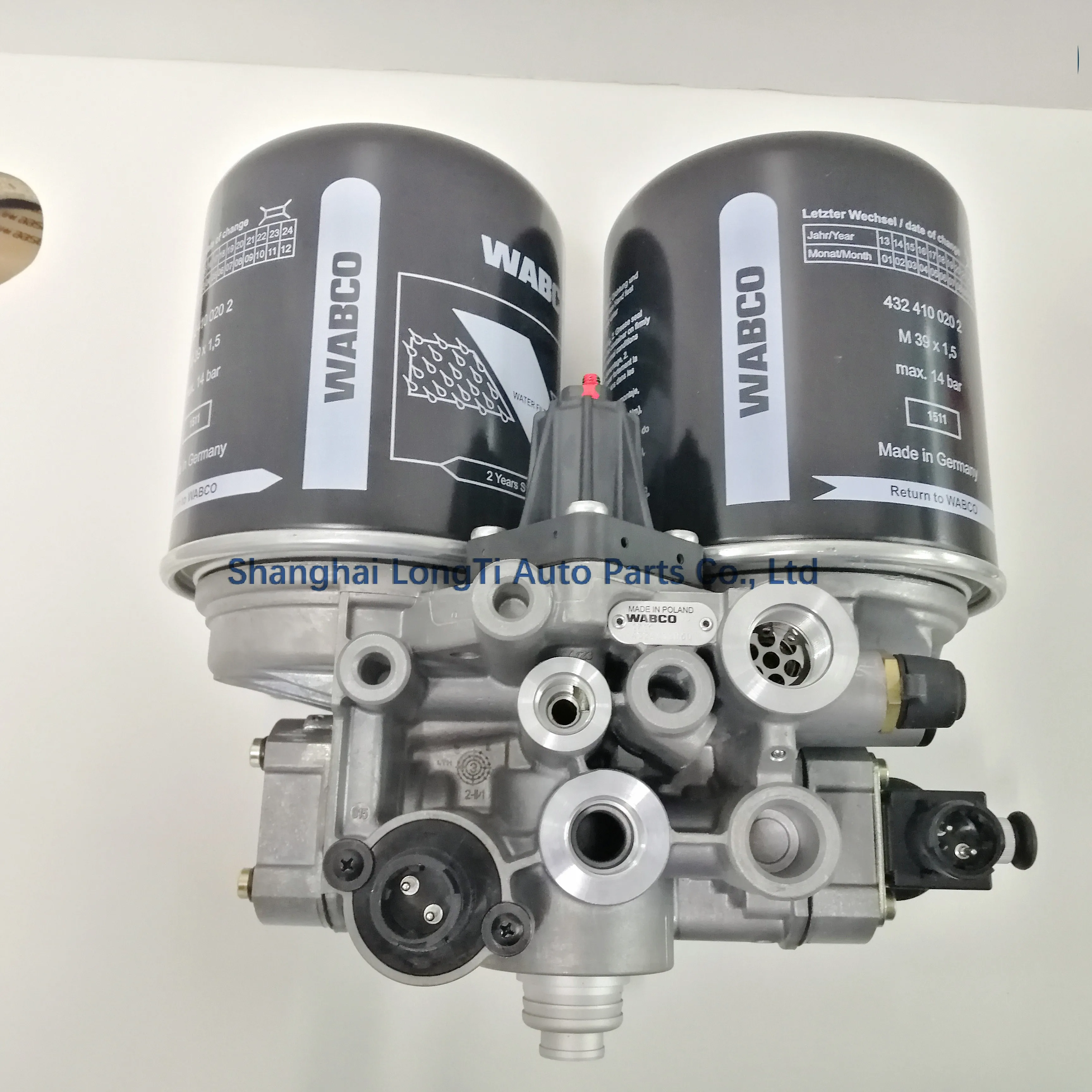 Original Wabco Twin Chamber Air Dryer+unloader 4324332060 For Truck ...
