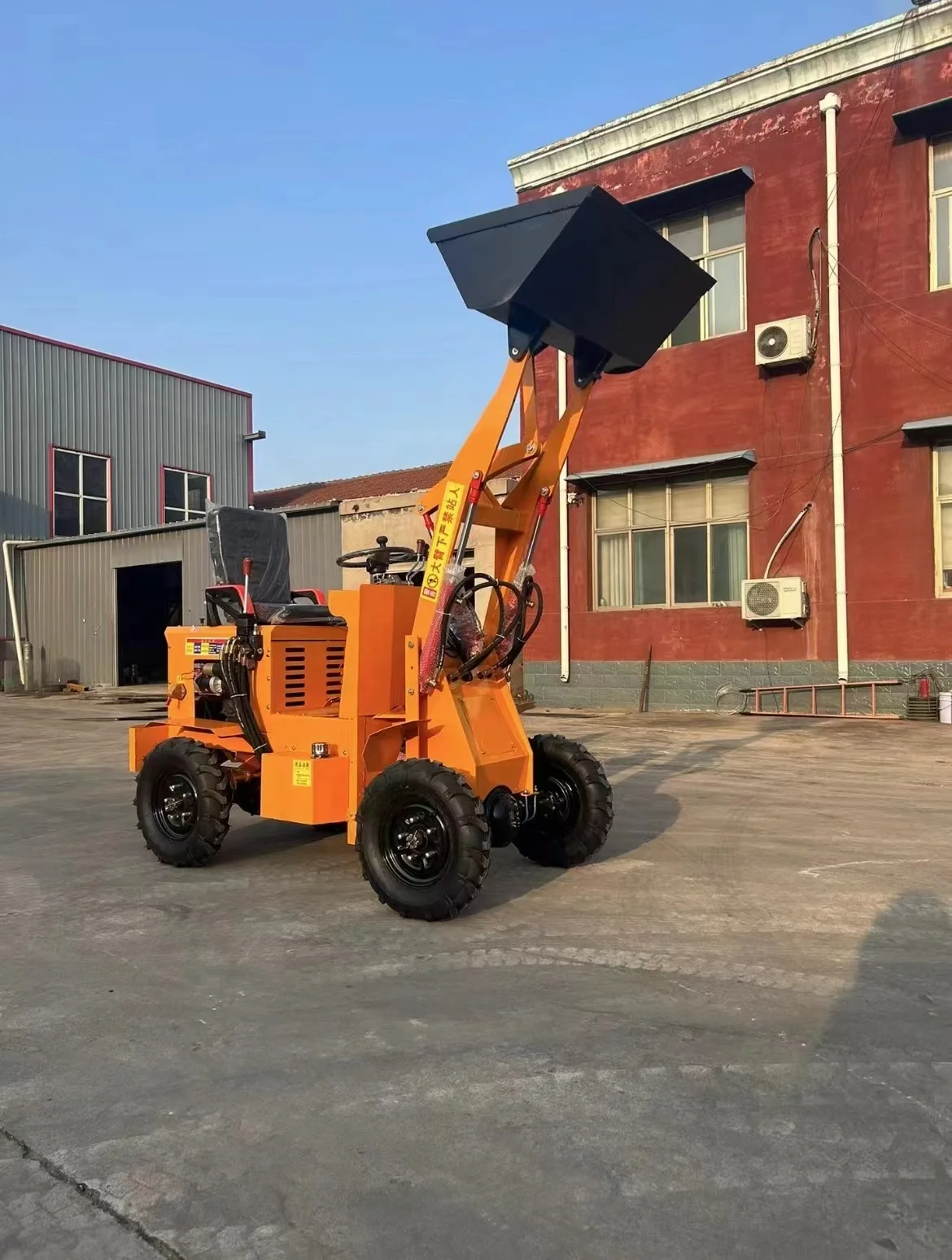 Powerful Engine New Mini Wheel Loaders Diesel Four-wheel Drive Used ...