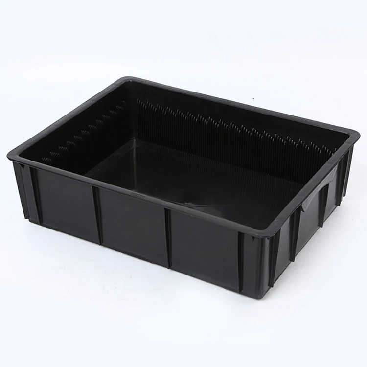 Esd Pp Box Pcb Container For Conductive Plain Top Container For Storage ...