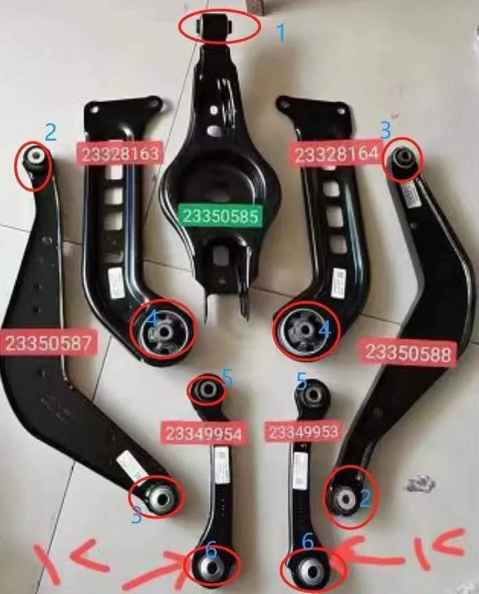 Auto Parts Lower Left Control Arm 84708921 84149391 23350587 84708920 ...