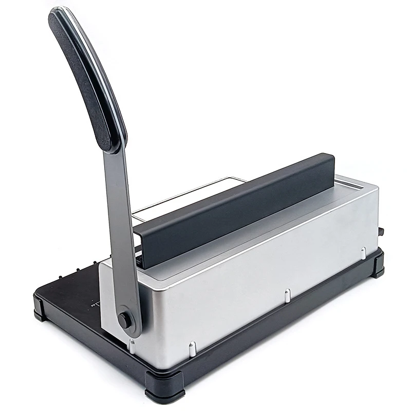 ZEQUAN Heavy Duty Spiral Coil Binding Machine 34 Hole Iron Ring Binding ...