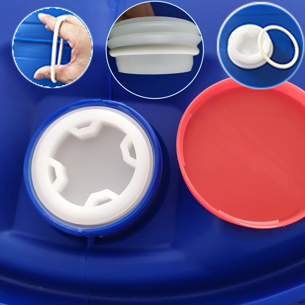 200 Litre HDPE Blue Plastic Drum - Food Grade Storage for Liquid Waste ...
