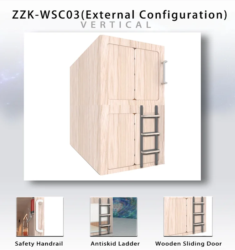 Japan Pod Space Capsule Hostel Beds - Modern & Secure