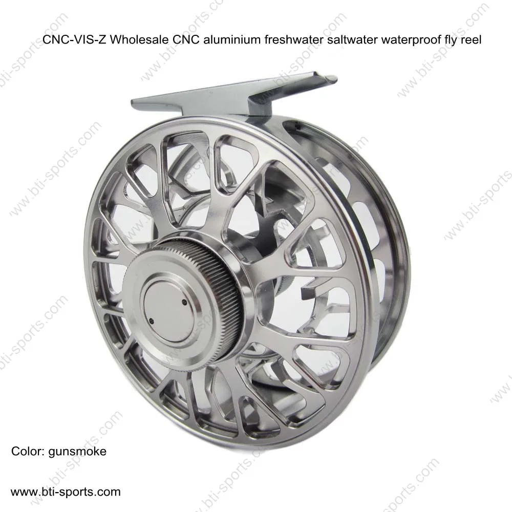 CNC Machine Cut Aluminum Large Arbor Waterproof Fly Reel