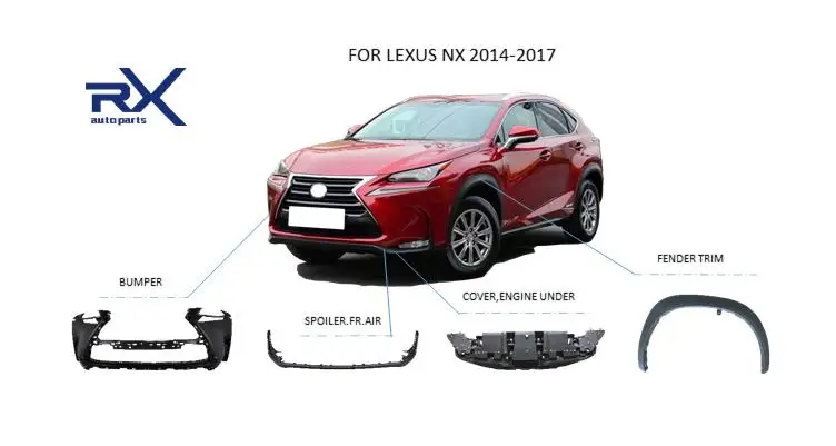 Lexus NX200 Bumper Spoilers - Durable & Stylish Solutions