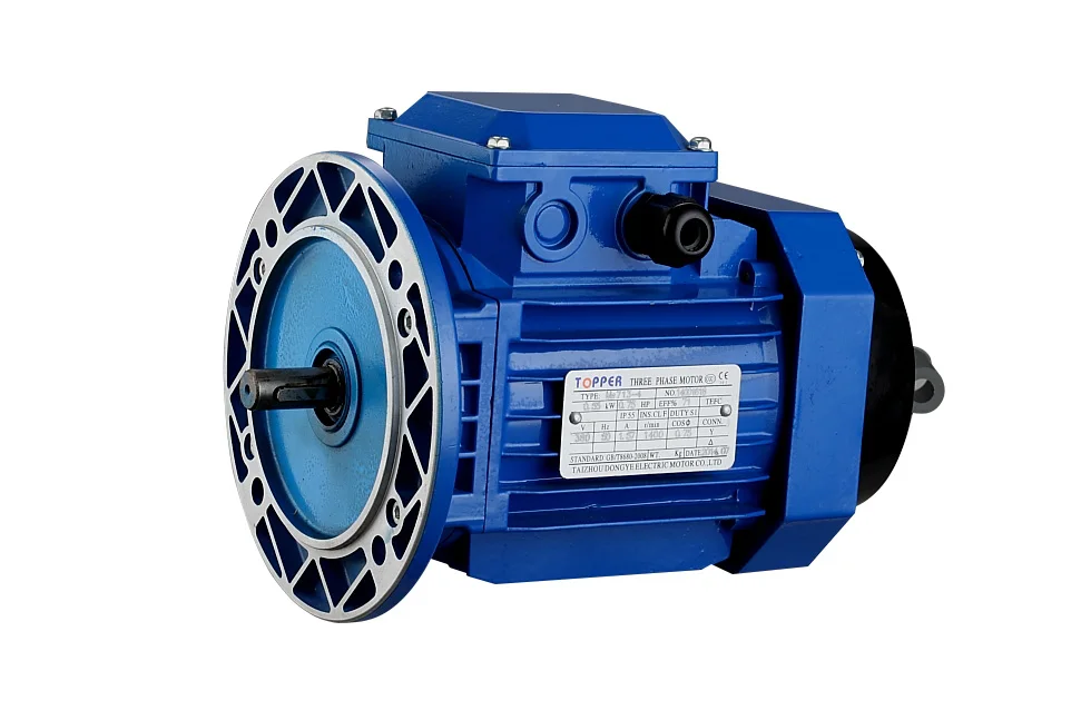 Small Size Ms-562-4 Pole 0.09kw Electric Motor With Aluminium Housing ...