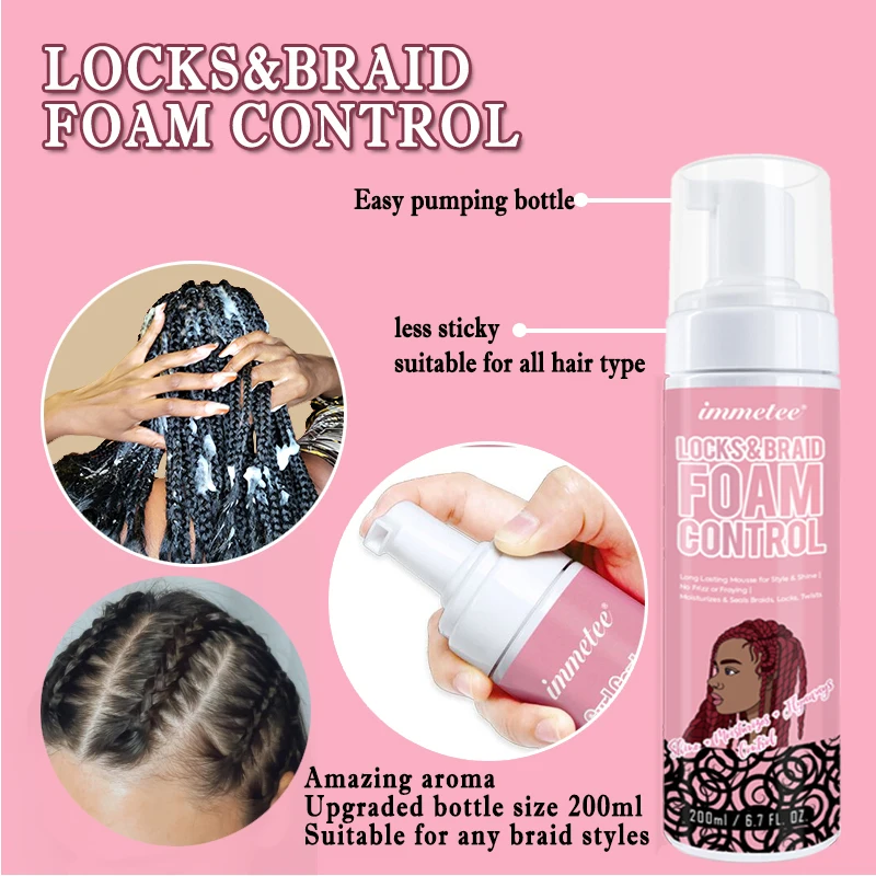Oem Hair Braiding Mousse Long Lasting Twist Styling Nourishing Shining ...