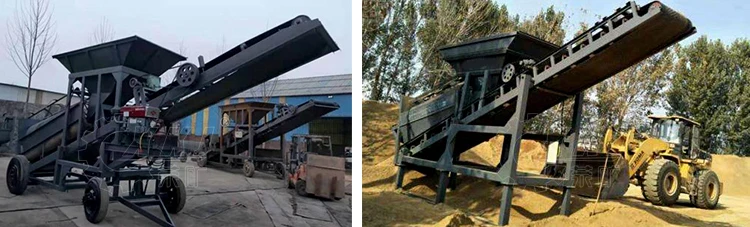 Mobile Diesel Engine Construction Marble Pebble Stone Sand Making ...