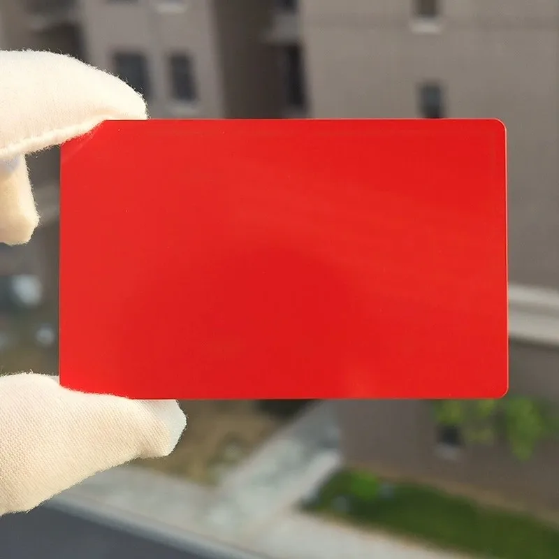 Aluminum Visiting Card Stainless Steel Metal Business Card Black ...