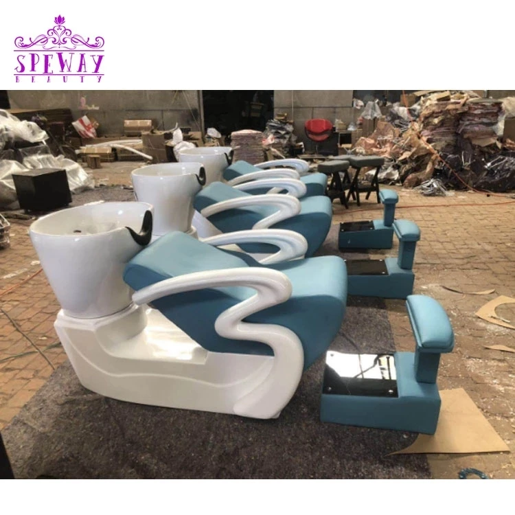 Hair Chair Shampoo Wash Unit - Stylish & Durable Salon Furniture