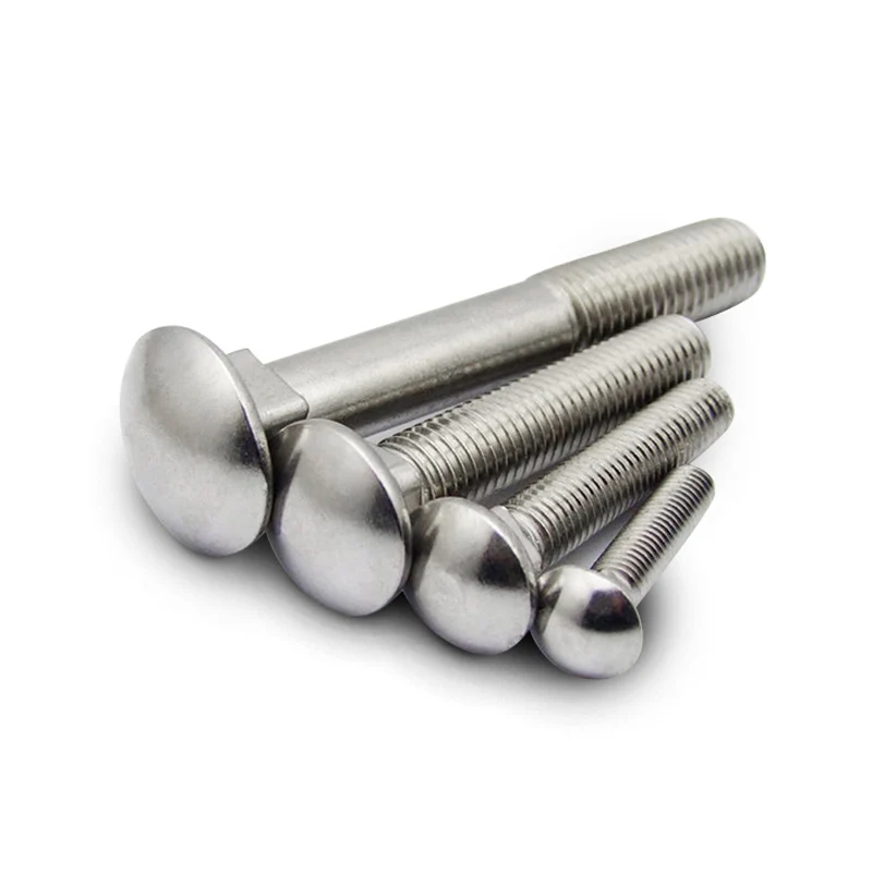 Strengthened Cap Head Square Neck Bolts DIN 603 Zinc Plated