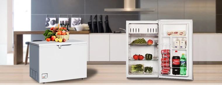 90L Mini Refrigerator With Freezer Compartment - Portable Fridge for ...