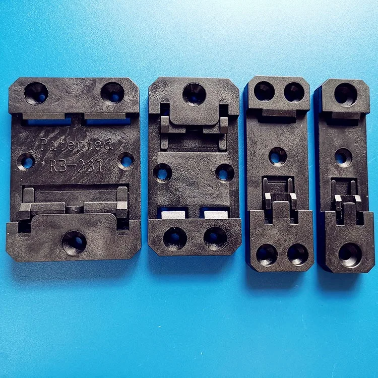 Din Rail Enclosure Plastic Din Standard Spring Loaded Rail Mounting ...