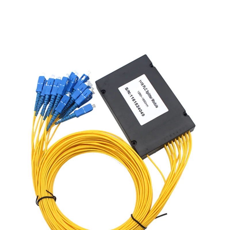 Passive Splitter Box Fiber Optics Sc Upc Plc 1:2 Fiber Splitter Abs ...