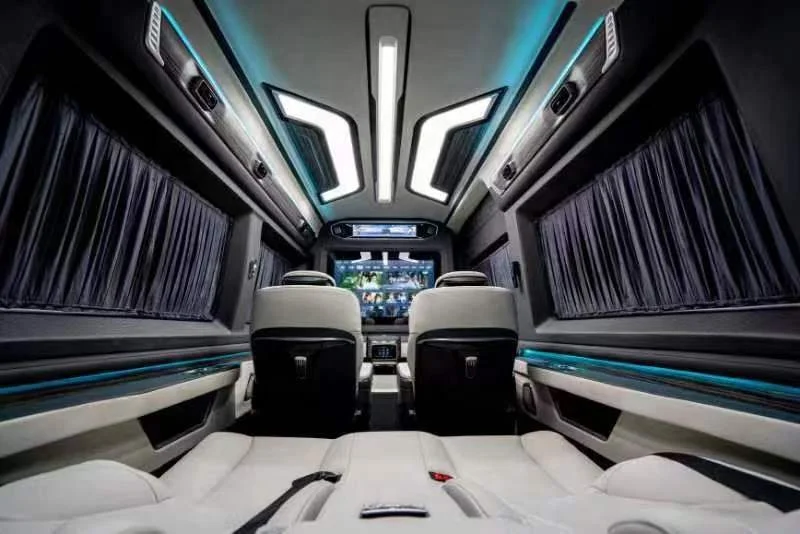 2024 Mercedes Sprinter Van Full Interior Walls Upgrade VIP Luxurious ...
