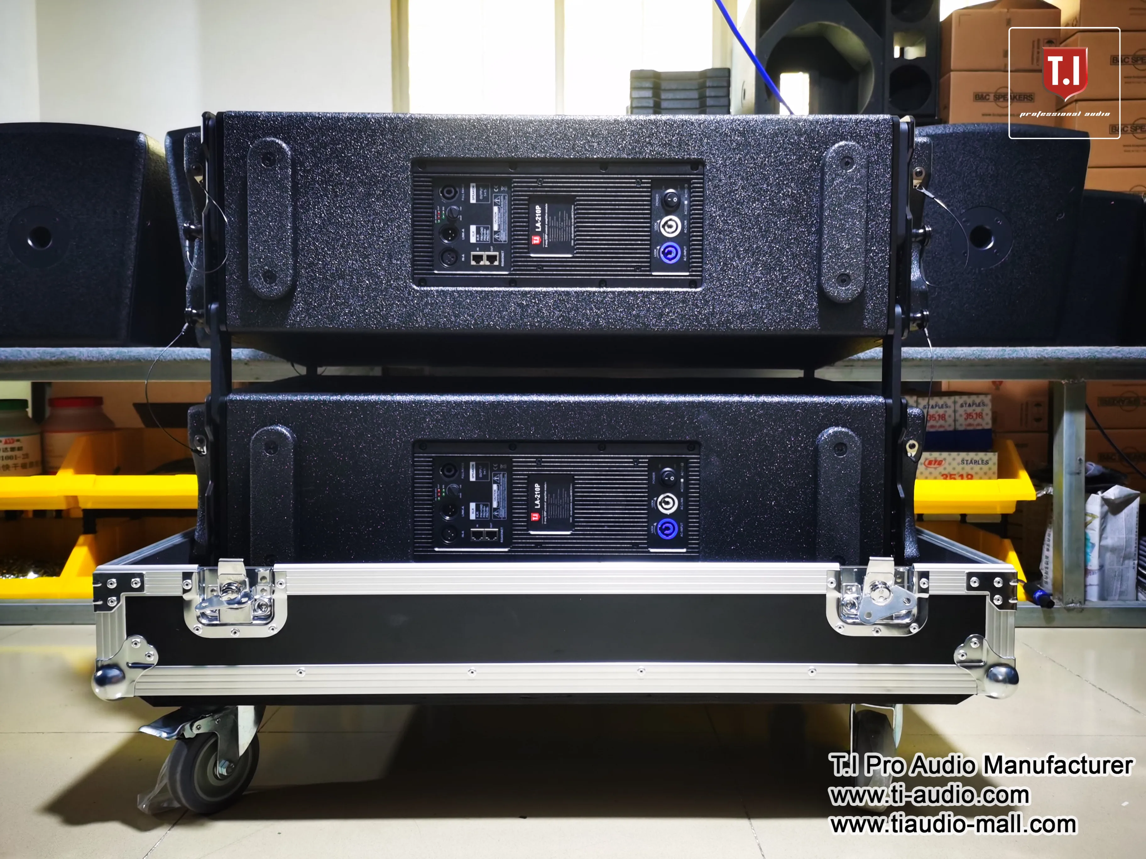 T.I Pro Audio LA-210 Dual 10 Inch Line Array System
