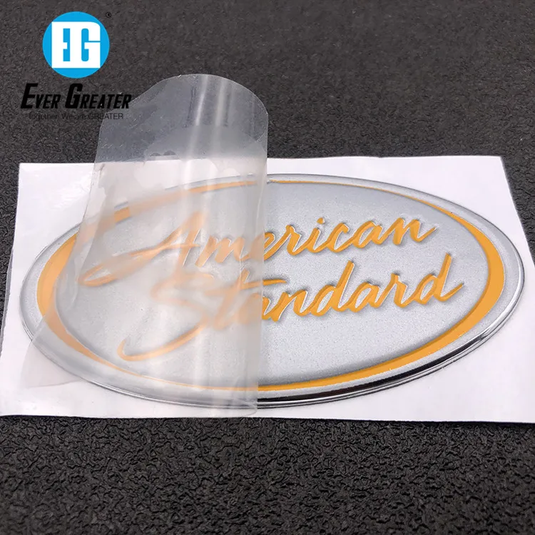 Custom Design 3d Soft Chrome Logo,Soft Chrome Car Logo Pvc Sticker ...