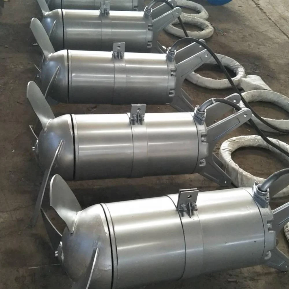 Sewage Discharge Device Diving Mixer 1.5kw Submersible Cast Iron ...