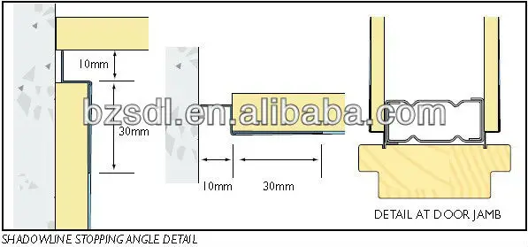 P50 Edge Bead for Shadowline Stopping Angle - Durable & Versatile