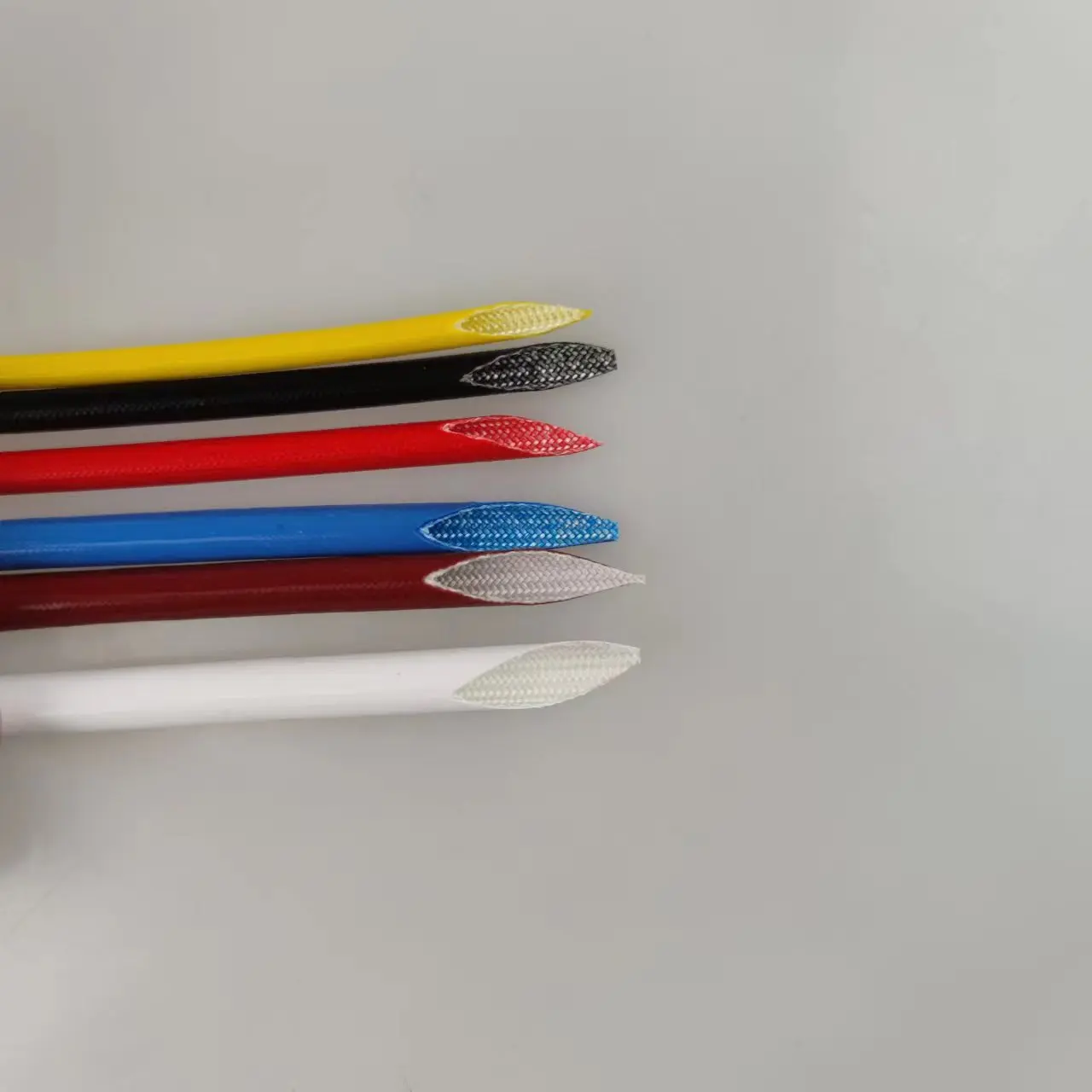 200 Degree Silicone Rubber Coated Fiberglass Sleeving Tube