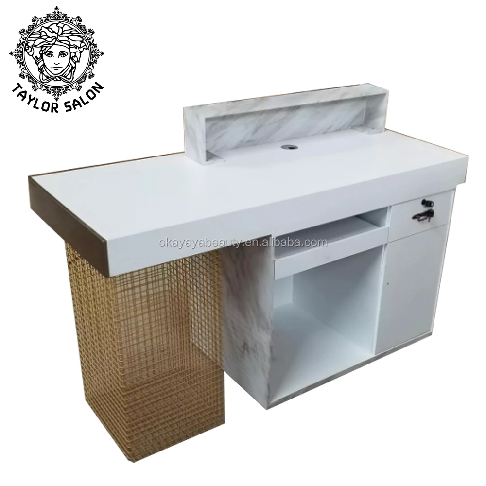 Barbershop Reception Desk Front Counter Reception Modern Reception Desk ...