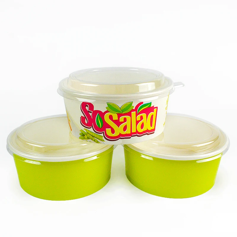 Wadah Salad Buah Sekali Pakai Kemasan Bawa Pergi Dengan Tutup Sekali ...