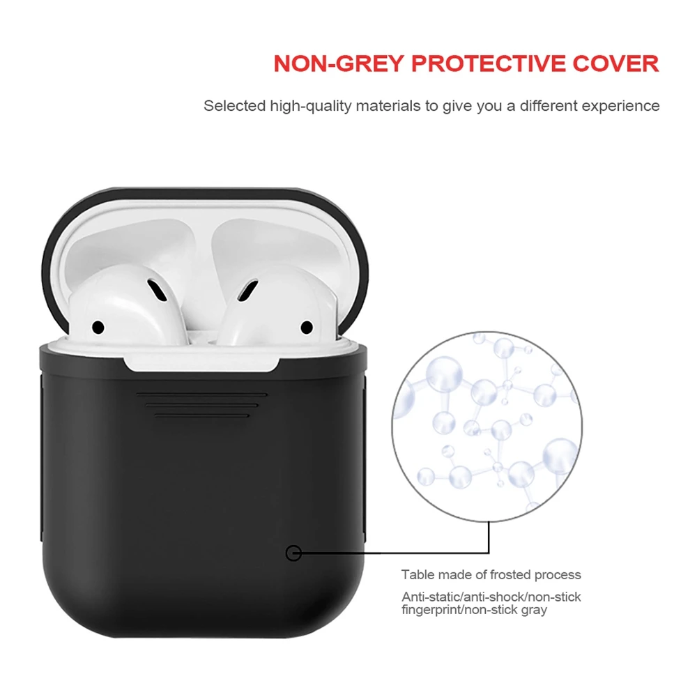 Best Product Soft Silicone Wireless Earphone Case for Airpods 1/2