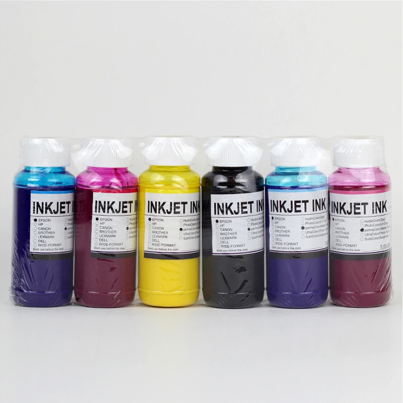 Pigment Heat Transfer Ink for Cotton Clothes 4 Colors or 6 Colors ...