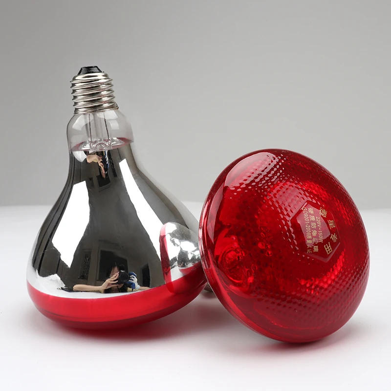 Red Brooder Infrared Led Heat Lamp Bulb Light For Pigs Poultry Animal ...