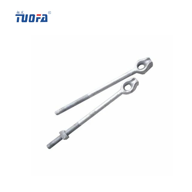 Stay Rod With Thimble & Plate For Electrical Pole Fixing - Oem Available