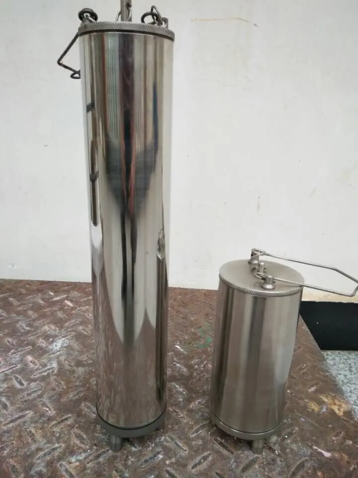 IMPA 651378 Stainless Steel Sampling Bottle, Bottom Collect, 1000CC ...