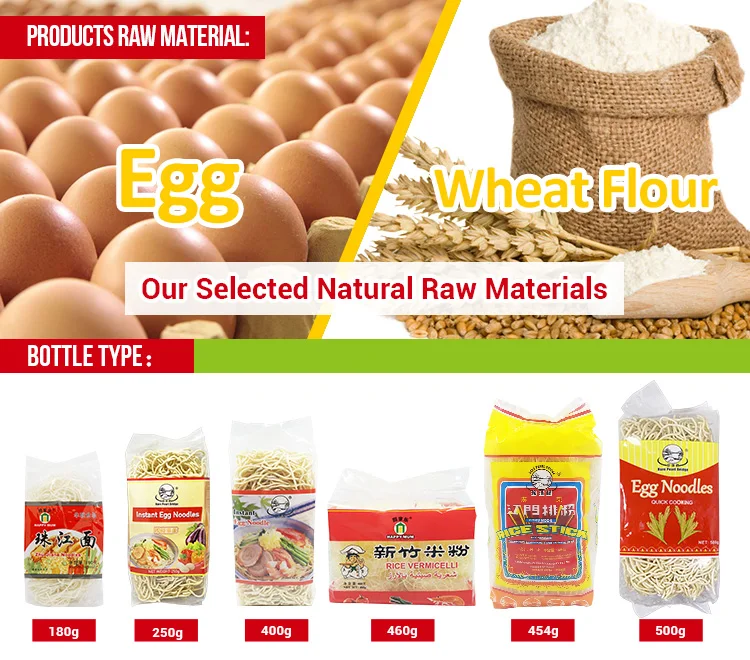500g Bag Packing With The High Quality 100% Natural Pure Egg Noodles ...