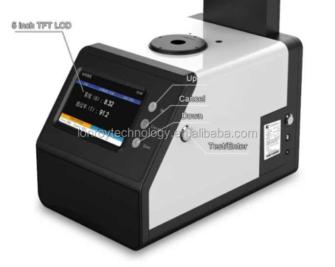 ASTM D1003 Digital Haze Meter Transparency Transmittance Tester ...