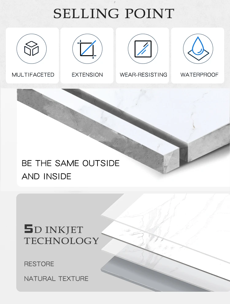 Ubin Dinding Marmer Putih,Pabrik 600x600 Batu Ubin Lantai Keramik ...