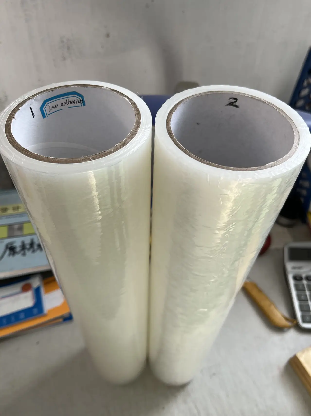 Factory Direct Sale Transparent Color Pe Self Adhesive Protective Film ...