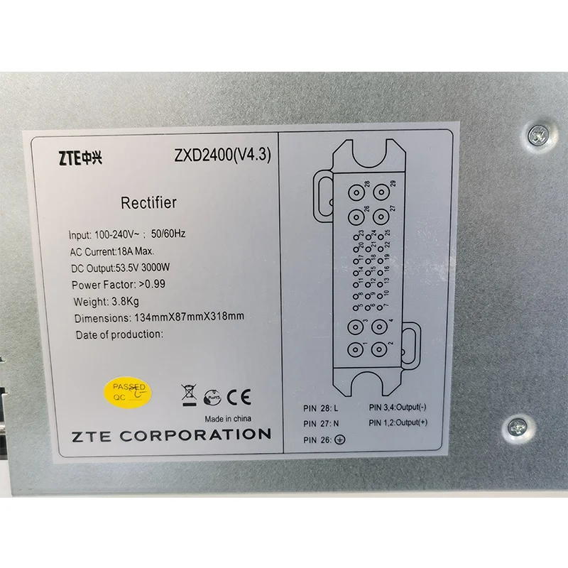 New And Original Zte Zxd 2400 V4.3 Dc Rectifier Module Zxd2400 V4.3 ...
