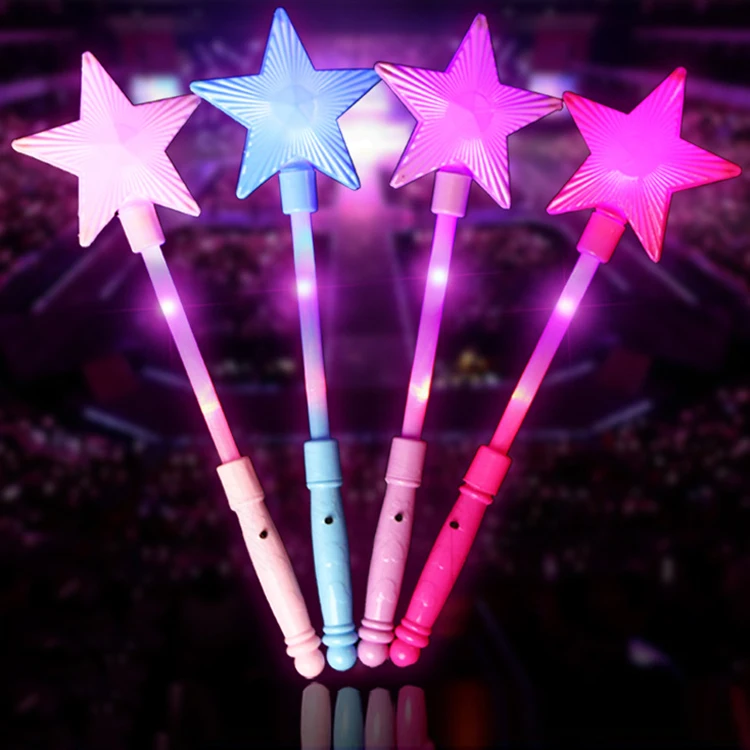 Ts Funny Moon Star Butterfly Led Flashing Fairy Wands Girls Princess ...