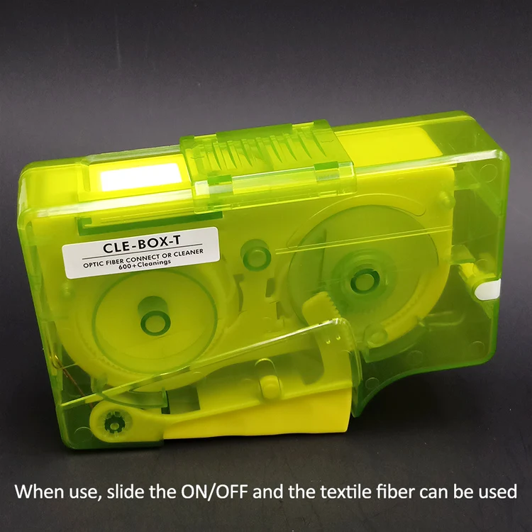 Optic Fiber One Action Cassette Type Cleaner Transparent Box For ...