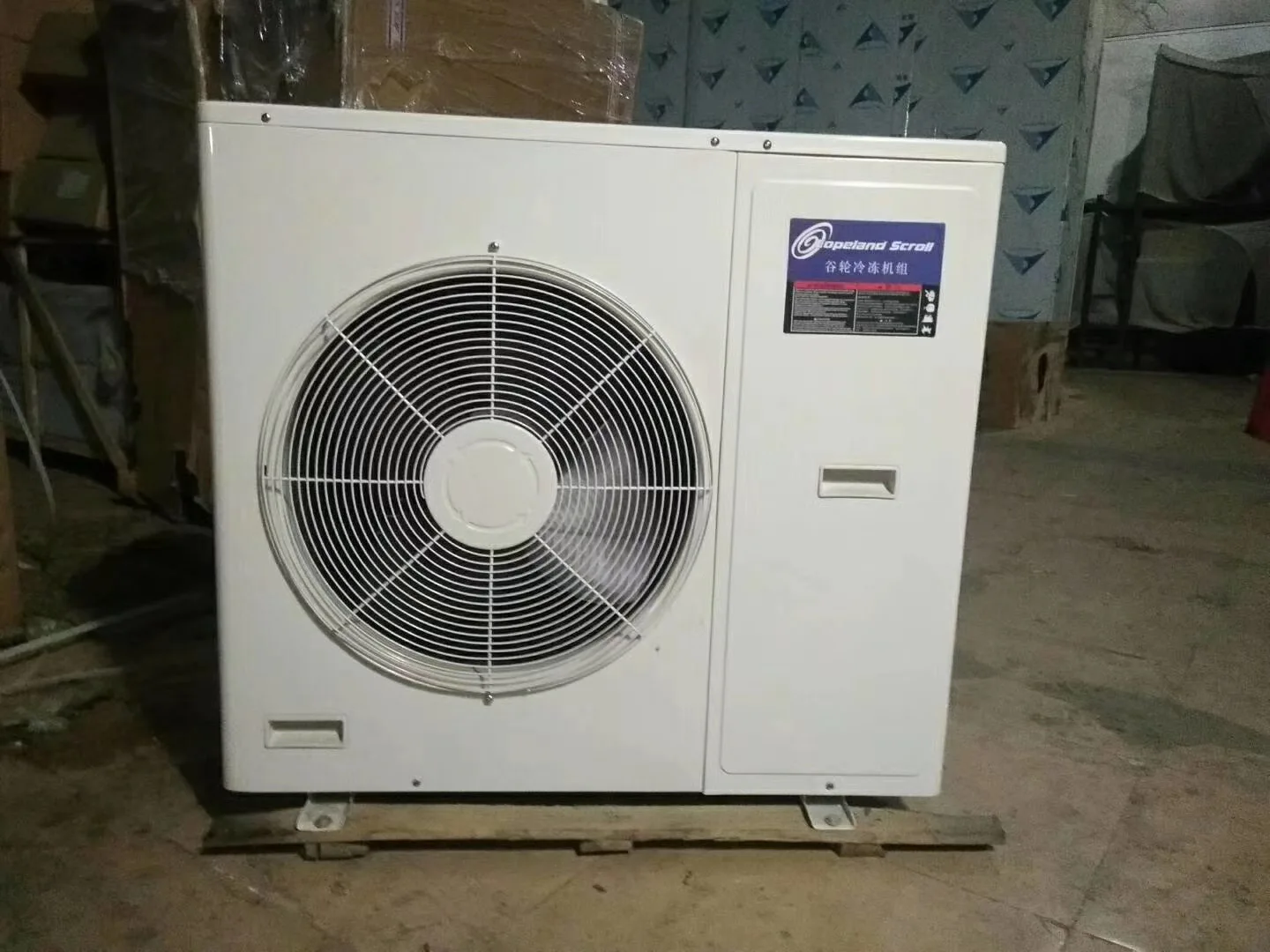 Box Type Copeland Scroll Compressors Condensing Unit For Mini Cold Room ...