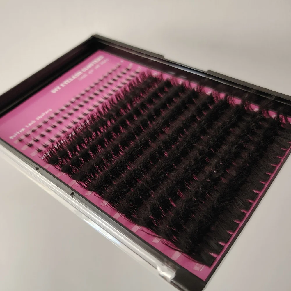 Wholesale DIY Manga Spike Lashes Wispy Cluster False Eyelashes with ...