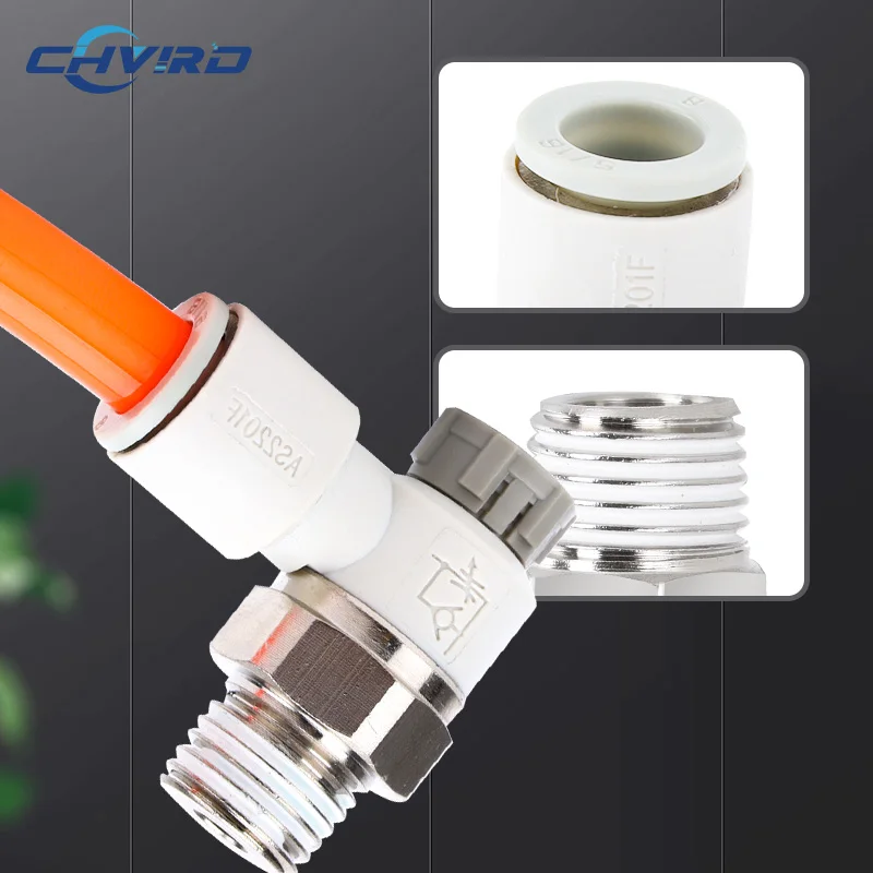 SMC Pneumatic Speed Controller Fitting AS1201F-M5-04A