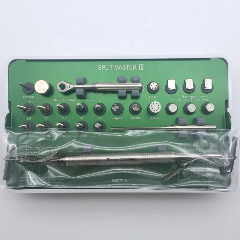 Original MCT Bone Carrier Split Master 3 Dental Implant Instrument for ...