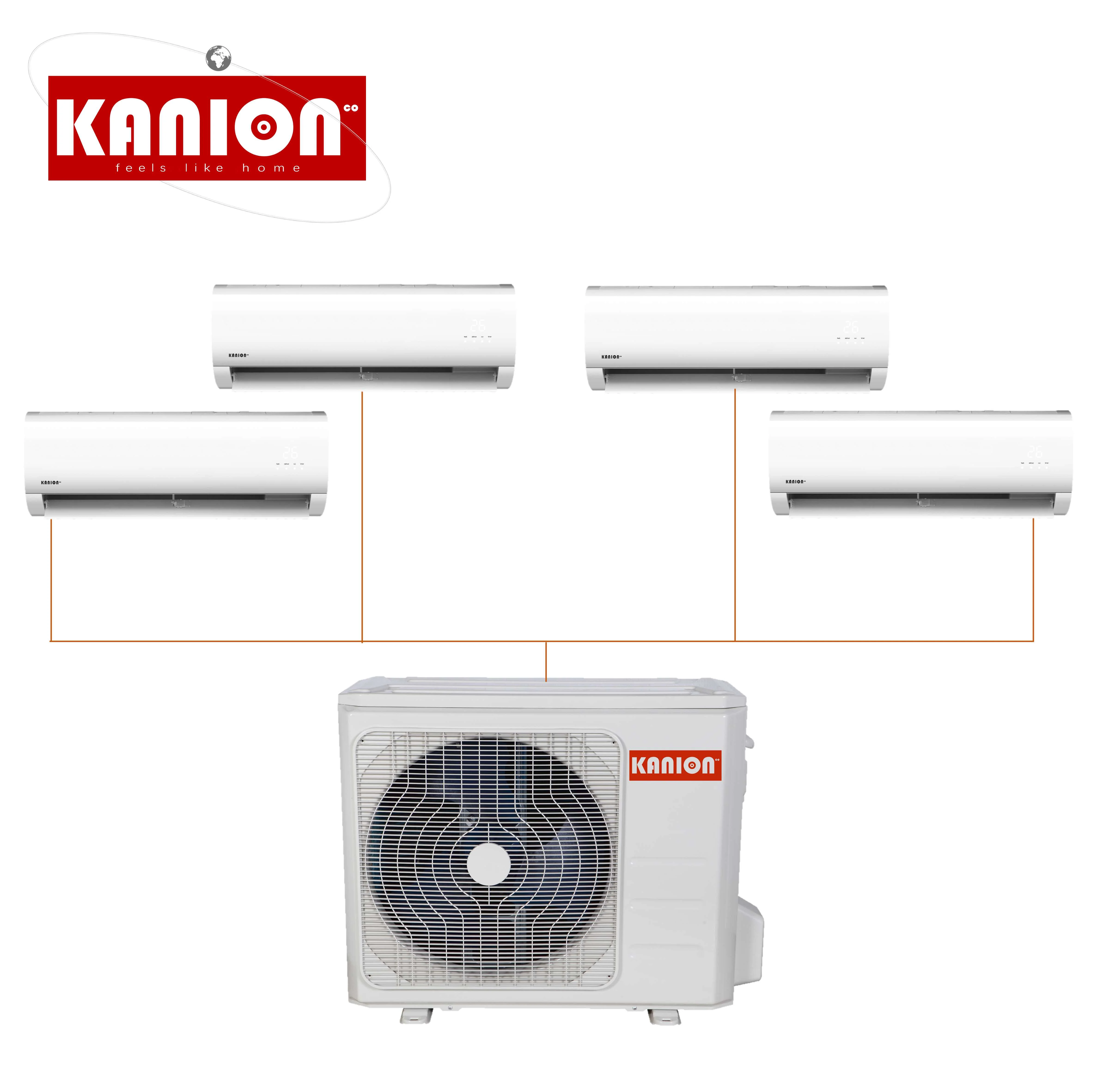 3 Zone Multi Split Air Conditioner Cassette Mini Split 9000-42000BTU ...
