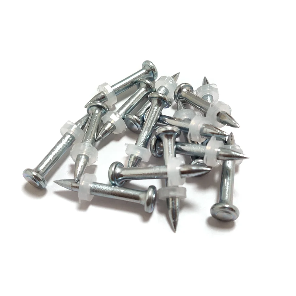 Powder Actuated Nails Steel Dn Drive Pins For Powder Mounting Gun - Buy ...