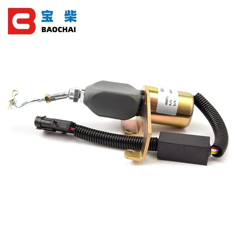 Fuel Cut off Solenoid 6CT Stop Solenoid Switches 24v Fuel Shut off ...